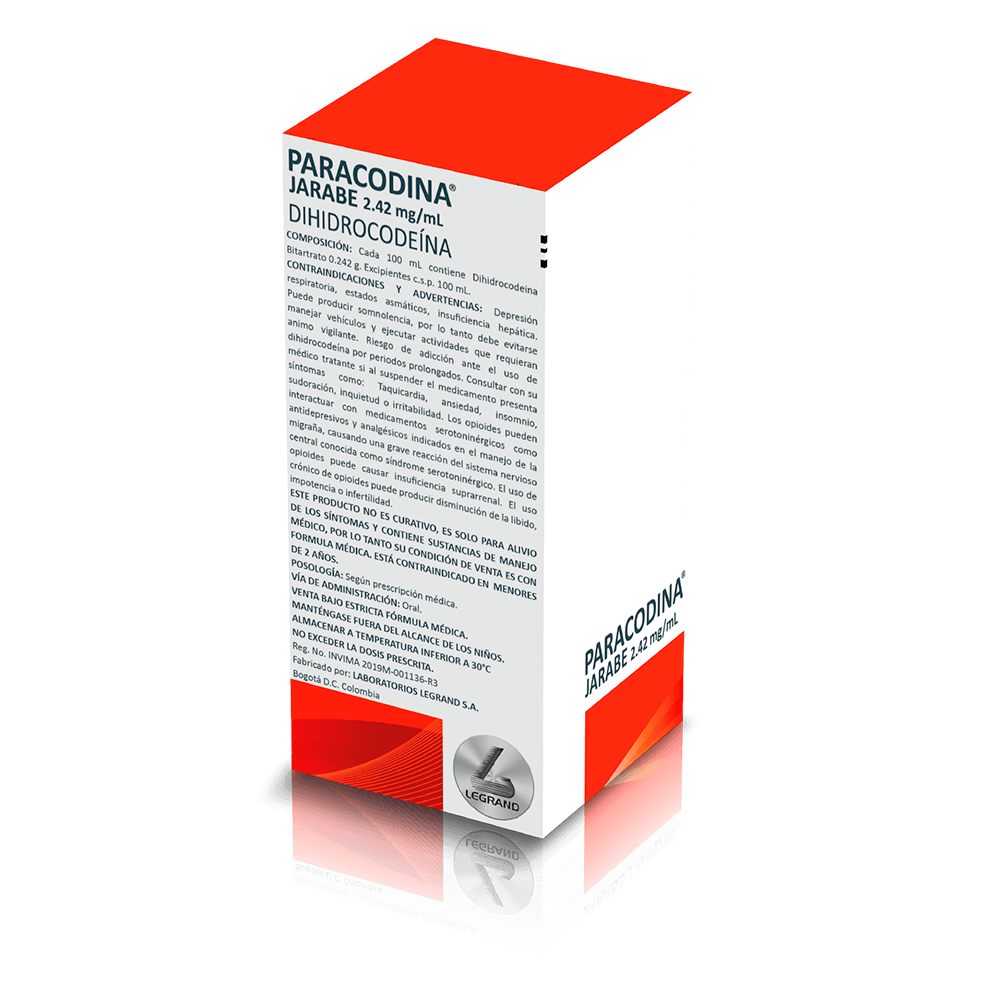 PARACODINA JARABE - Laboratorios Legrand